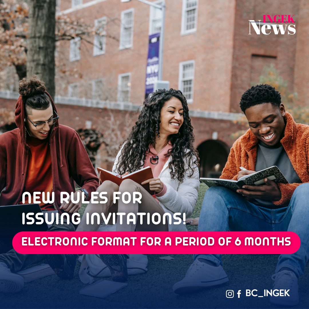 New rules for issuing invitations!